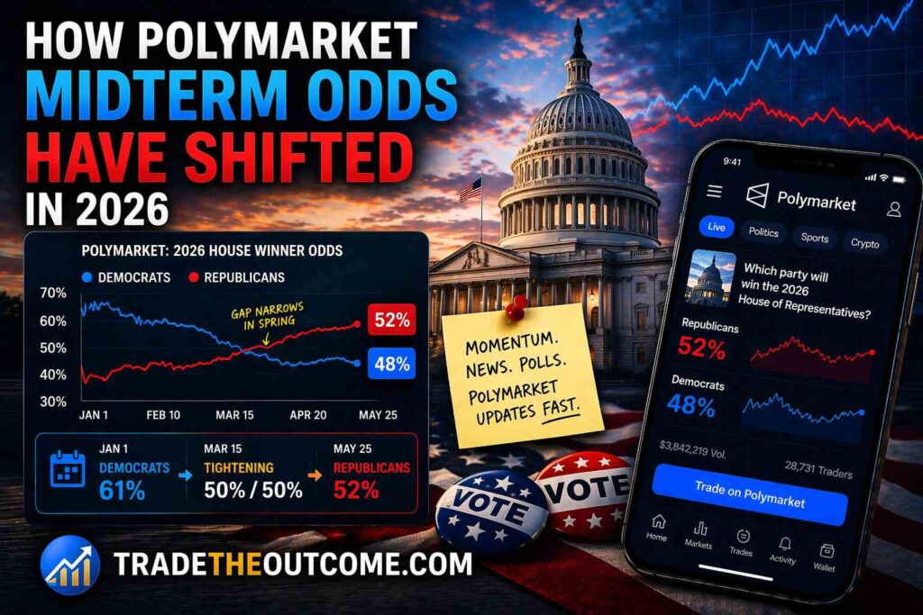 How Polymarket Midterm Odds Have Shifted in 2026