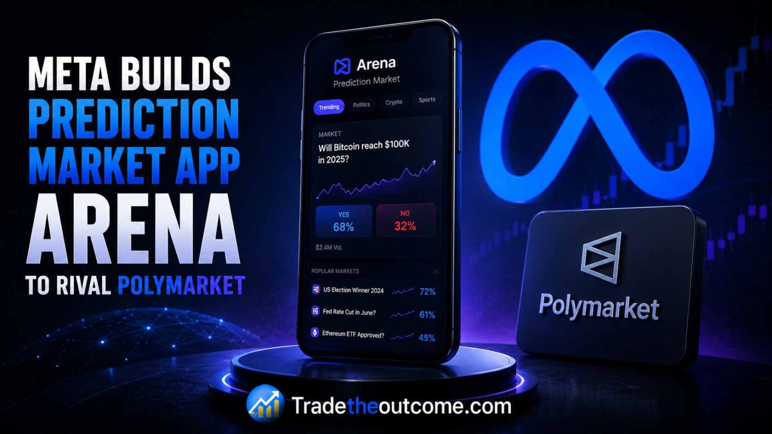 Meta Builds Prediction Market App Arena to Rival Polymarket